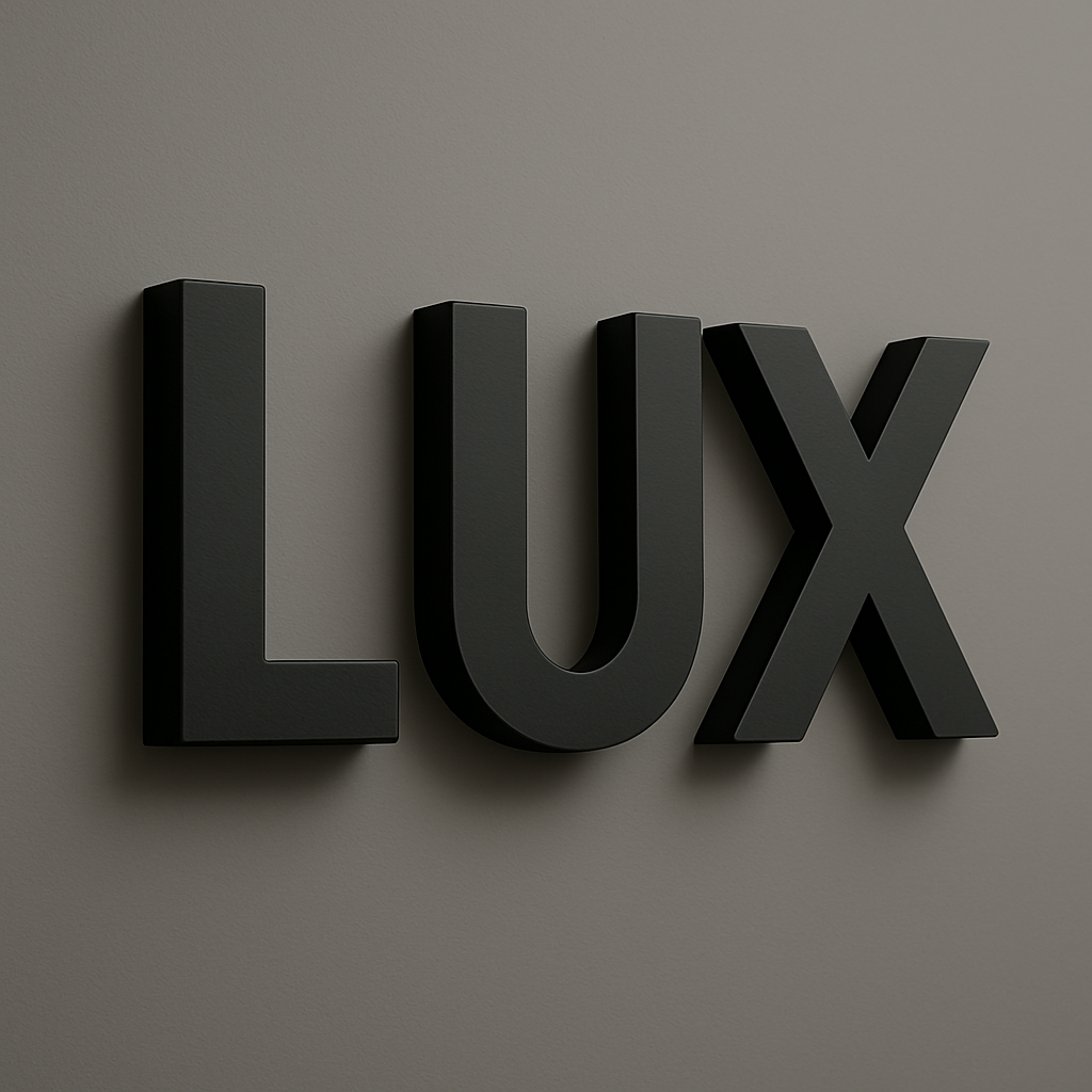 3D Non-illuminated Signs – Lux Signage Co