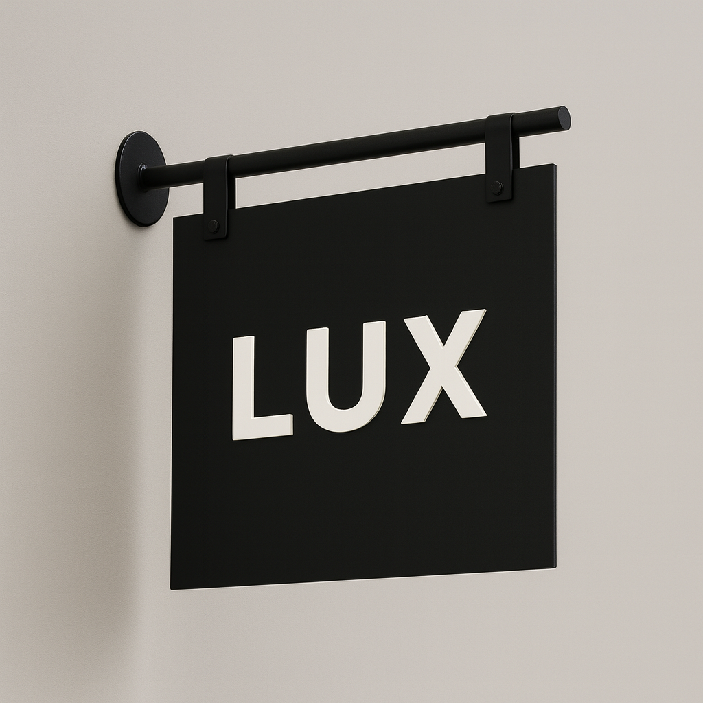 Hanging Blade Sign – Lux Signage Co