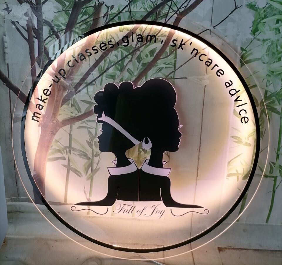 Custom Back-lit Acrylic Sign – Lux Signage Co