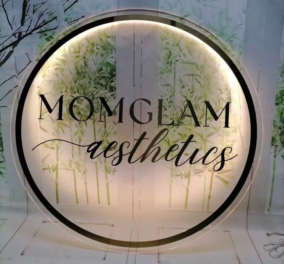 Custom Back-lit Acrylic Sign – Lux Signage Co