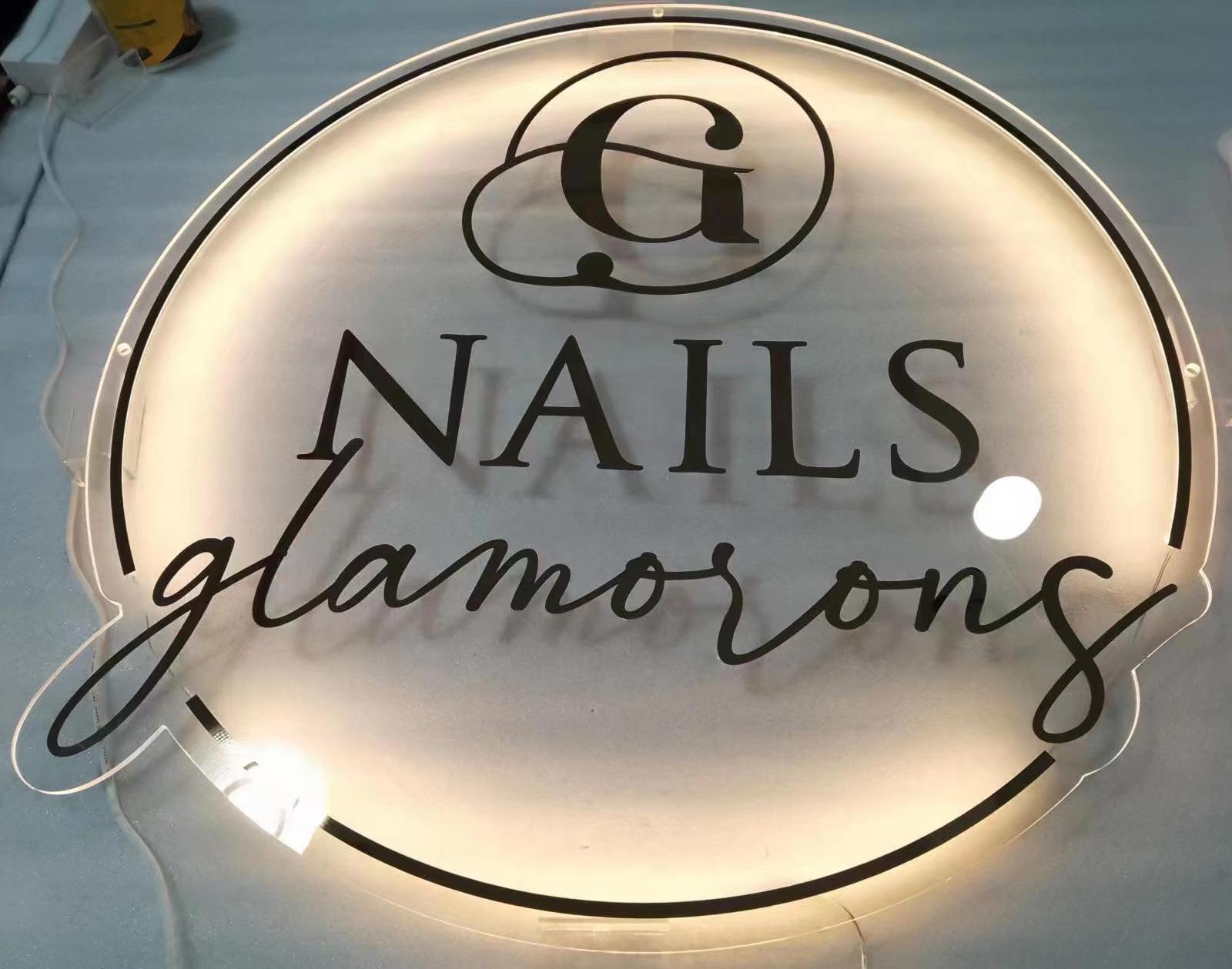 Custom Back-lit Acrylic Sign – Lux Signage Co