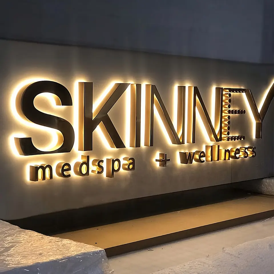 Custom Back-lit Channel Letters – Lux Signage Co