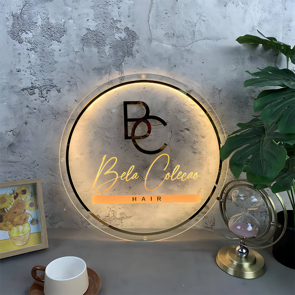 Custom Back-lit Acrylic Sign – Lux Signage Co
