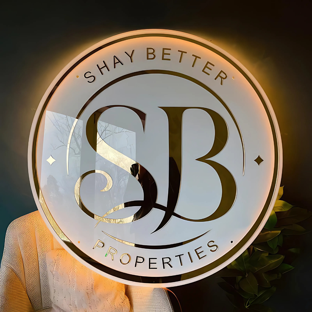 Custom Back-lit Acrylic Sign – Lux Signage Co