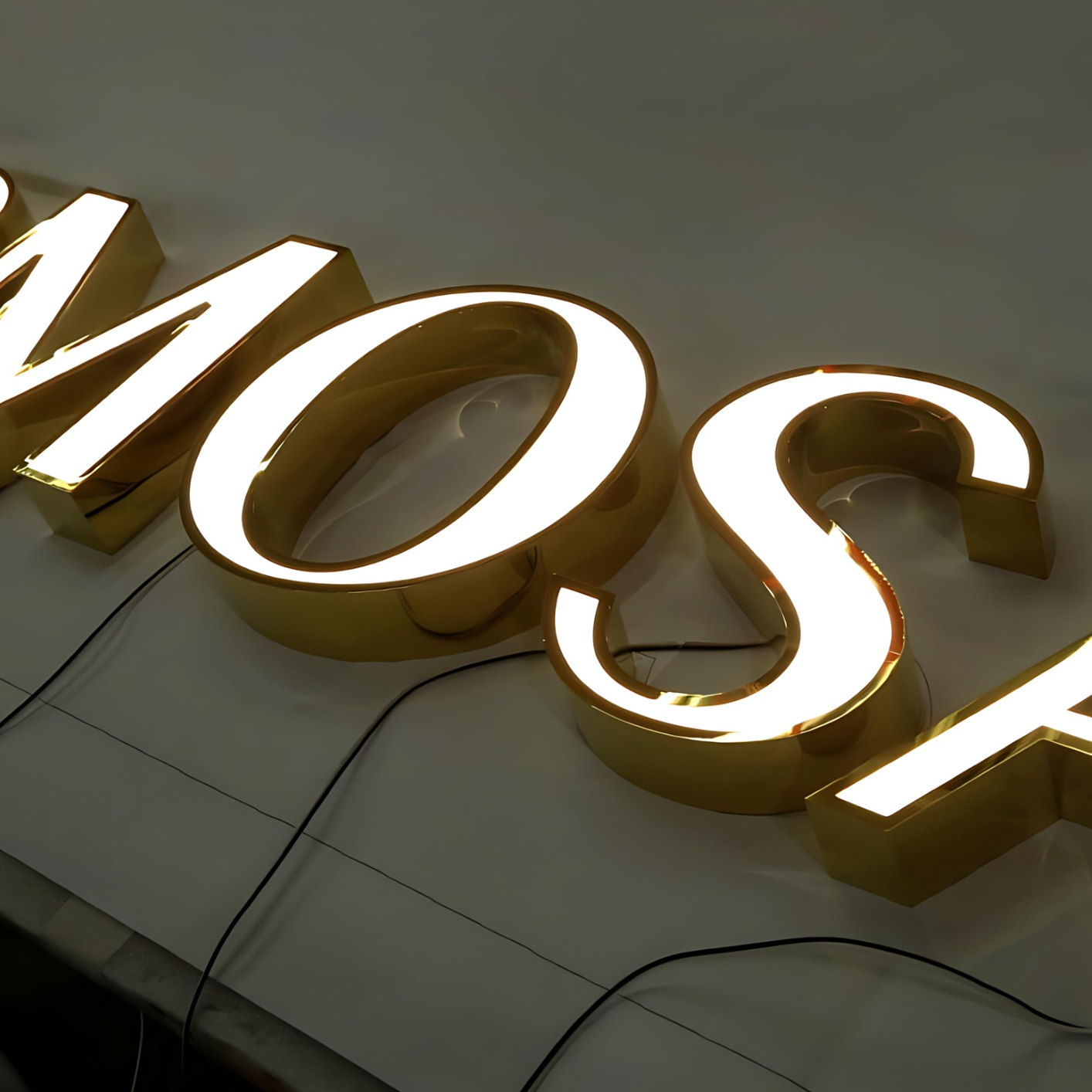 Illuminated Storefront Letters – Front-Lit LED – Lux Signage Co